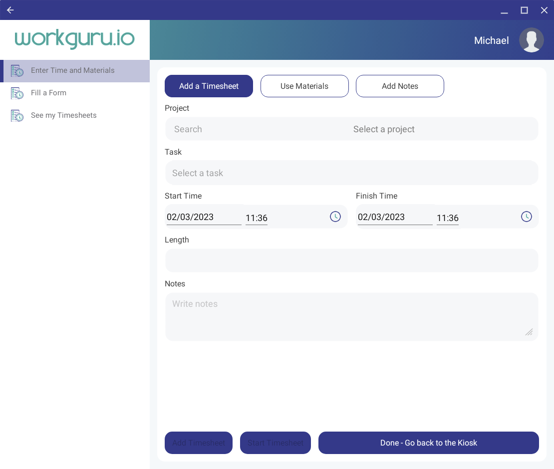 WorkGuru Android Kiosk App Overview : WorkGuru Support Portal