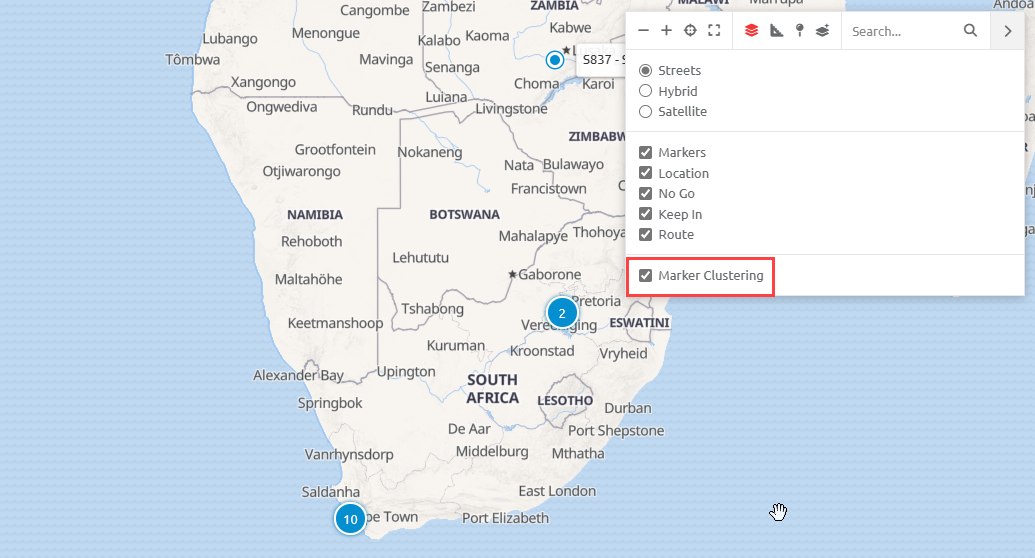 Can I enable or disable Asset Clustering? – Radius Telematics