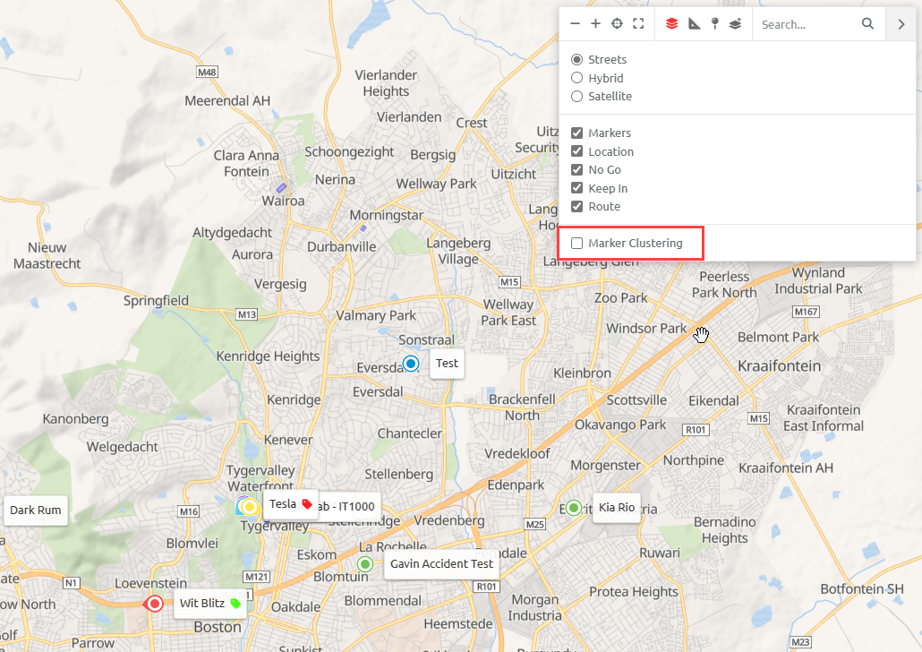 Can I enable or disable Asset Clustering? – Radius Telematics