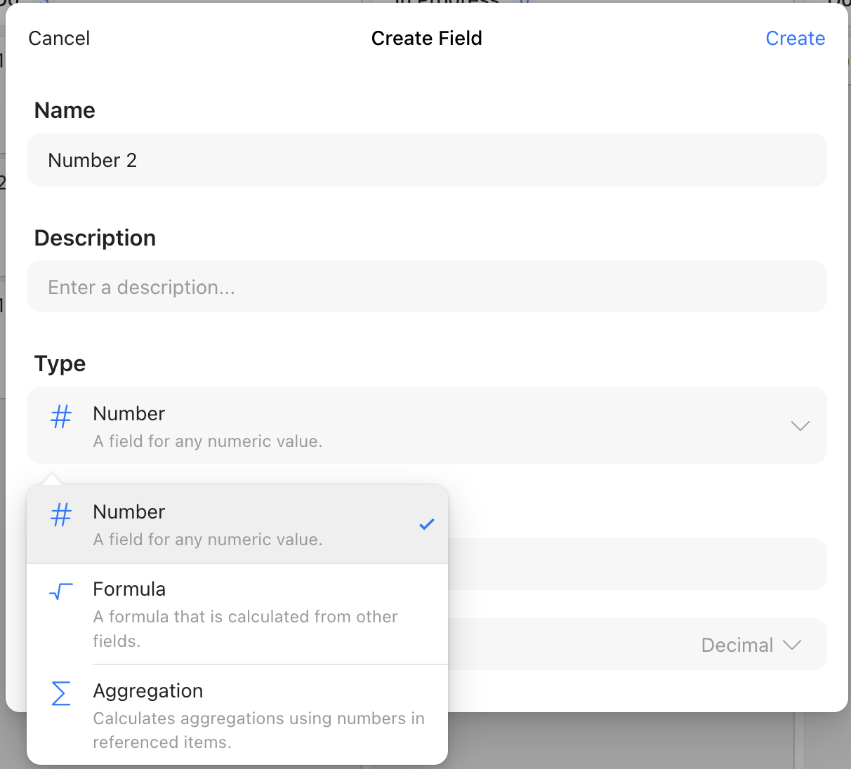 Guide to Formulas and Aggregations | Zenkit Base Helpdesk : Zenkit