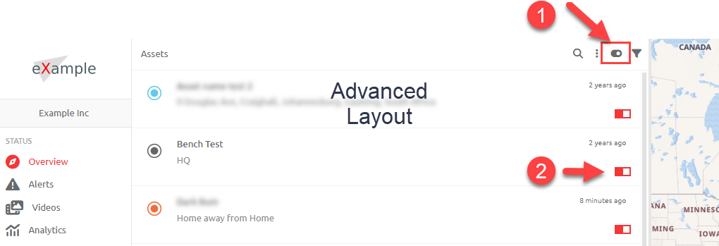 Overview Screen: Customising the View – Radius Telematics
