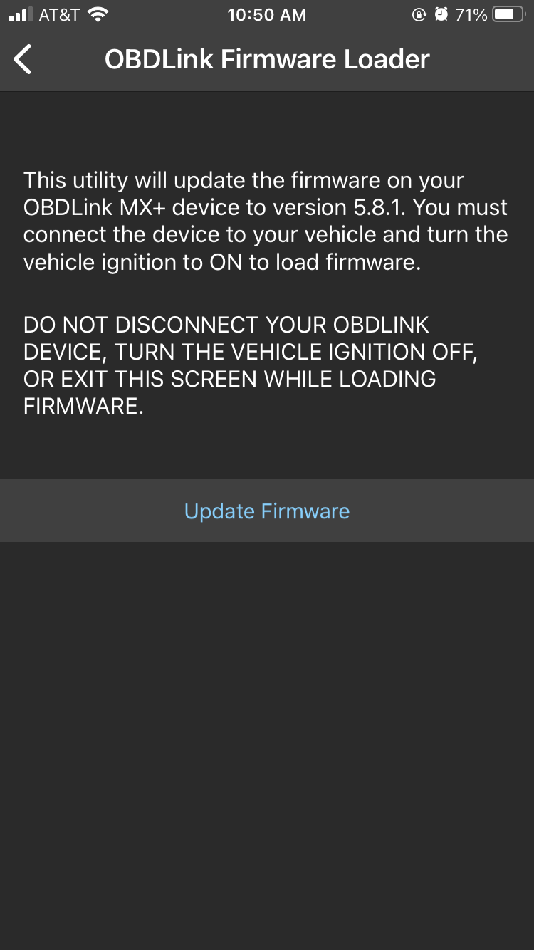 Update OBDLink® Adapter Firmware : OBDLink