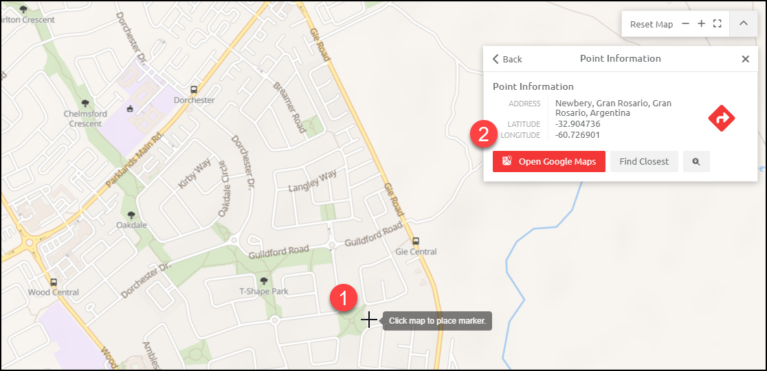 How do I search for a location on the map? – Radius Telematics