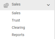 Sales menu : OSL Software