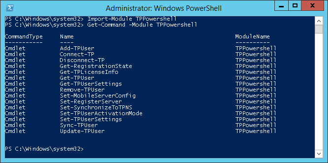 First steps : ThinPrint