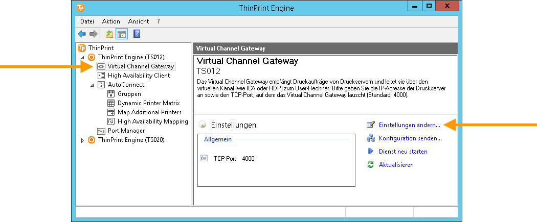 Virtual Channel Gateway : ThinPrint