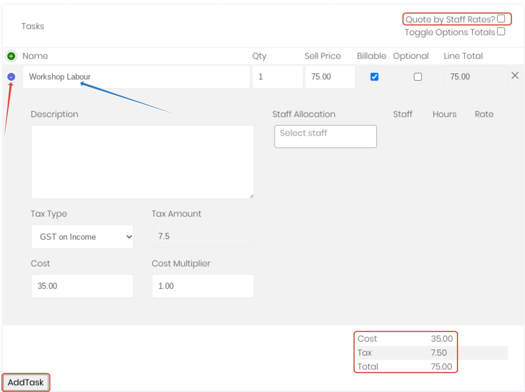 Add a Quote in WorkGuru : WorkGuru Support Portal
