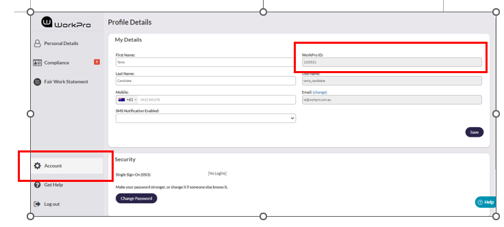 Where do I find my WorkPro ID and PIN?