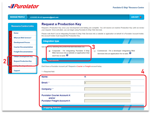 How to obtain and register a Purolator Production Key - [Step-by-Step ...