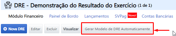 Como gerar modelo de DRE Automaticamente?
