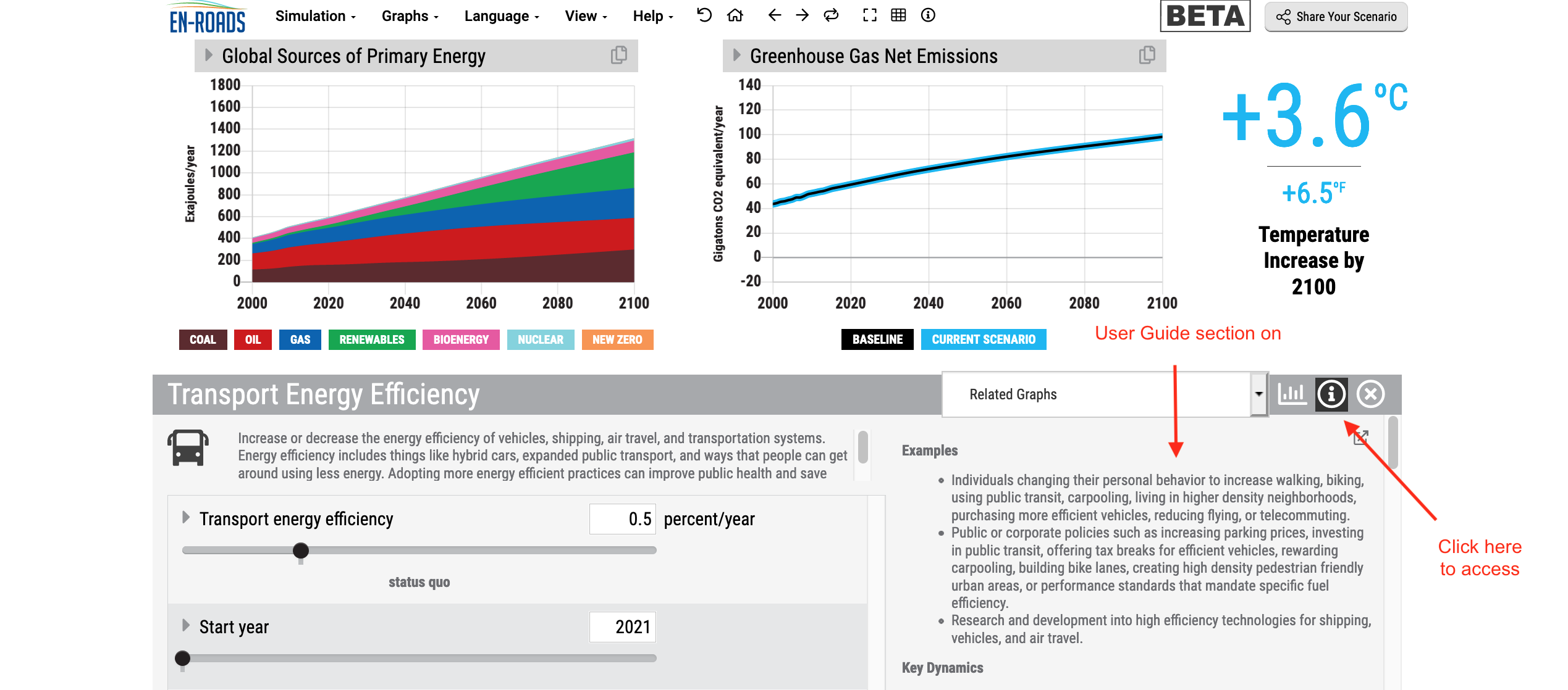 Where do I find the En-ROADS User Guide? : Climate Interactive