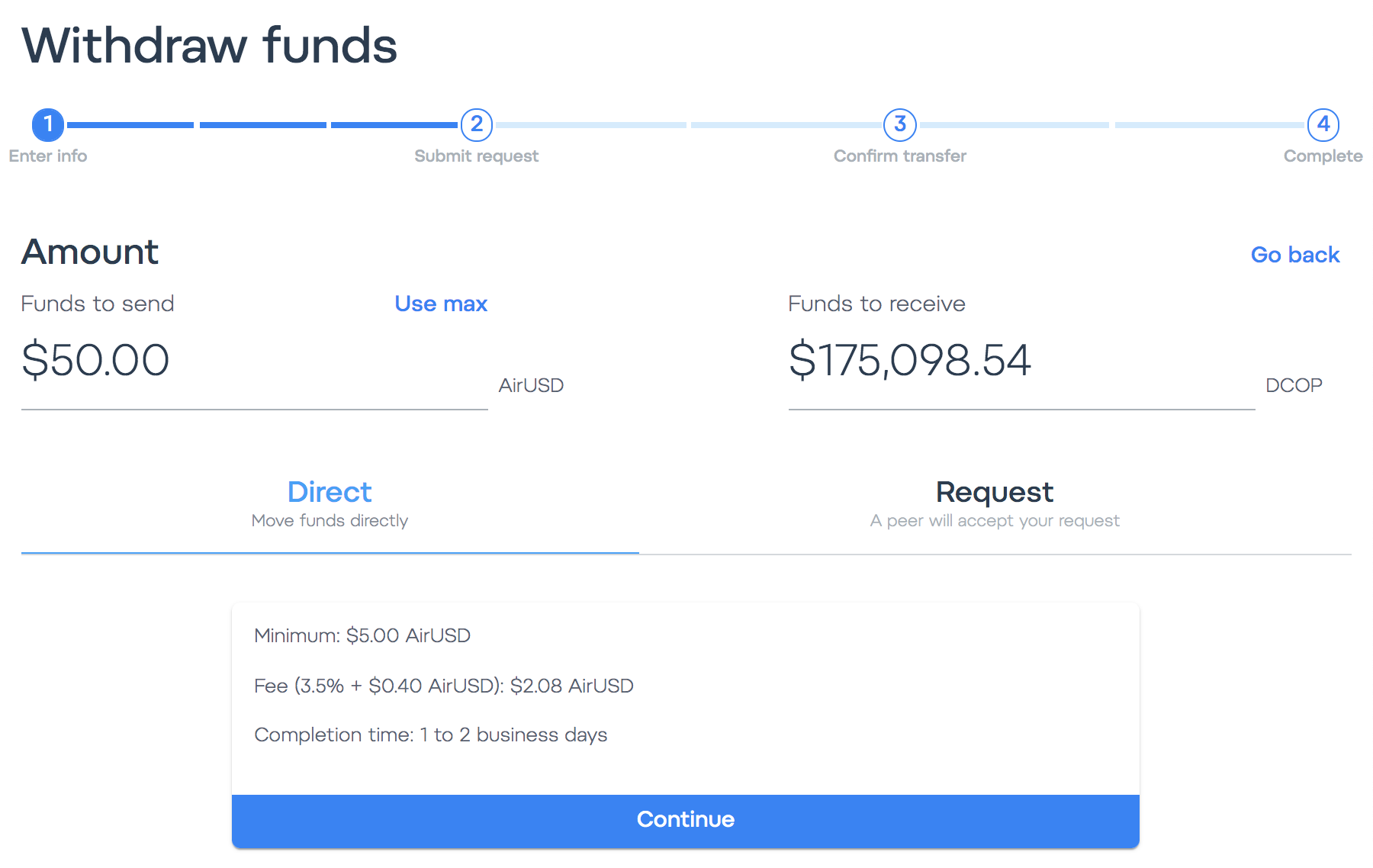 How do I directly (non-P2P) withdraw from my Airtm wallet to a bank ...