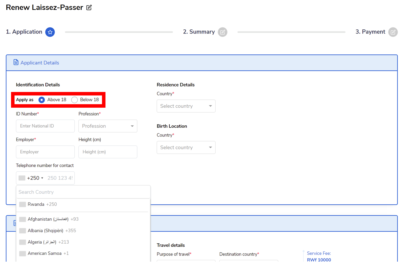 How to Apply for Renewal of a Laissez-Passer : IremboGov