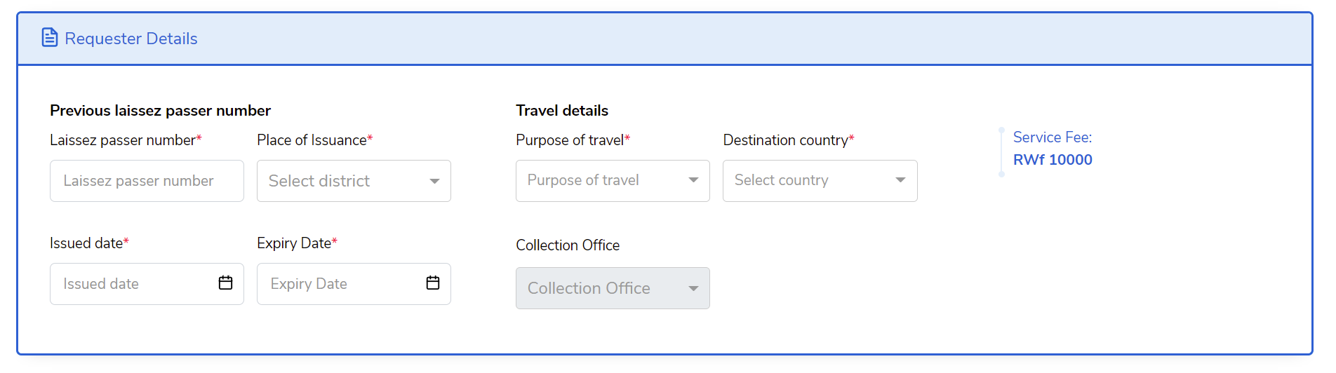 How to Apply for Replacement of a Laissez-Passer : IremboGov