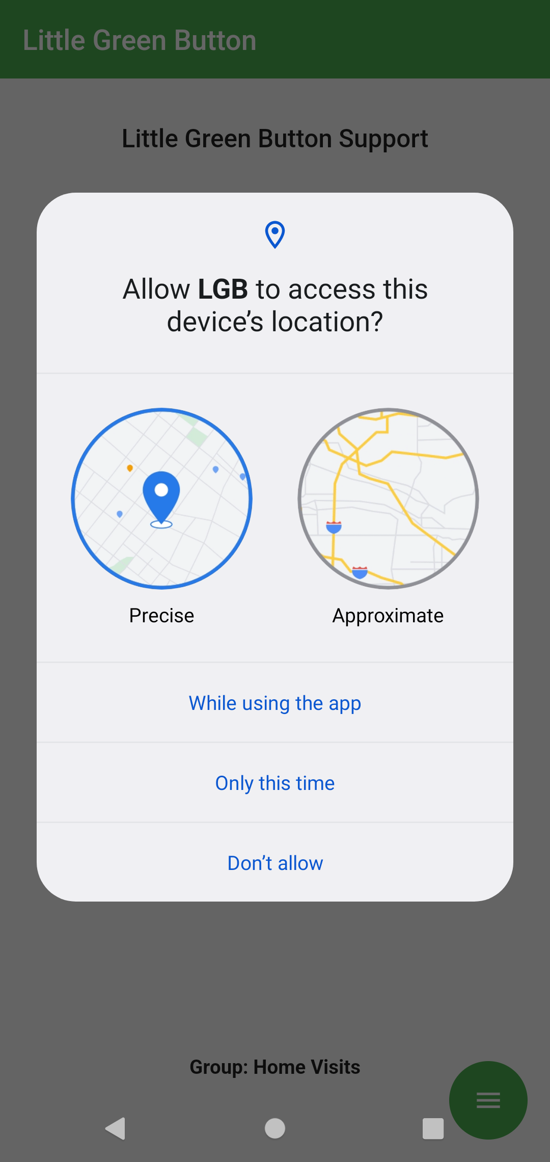 How to install the Mobile App (Apple iOS) : Little Green Button Support ...