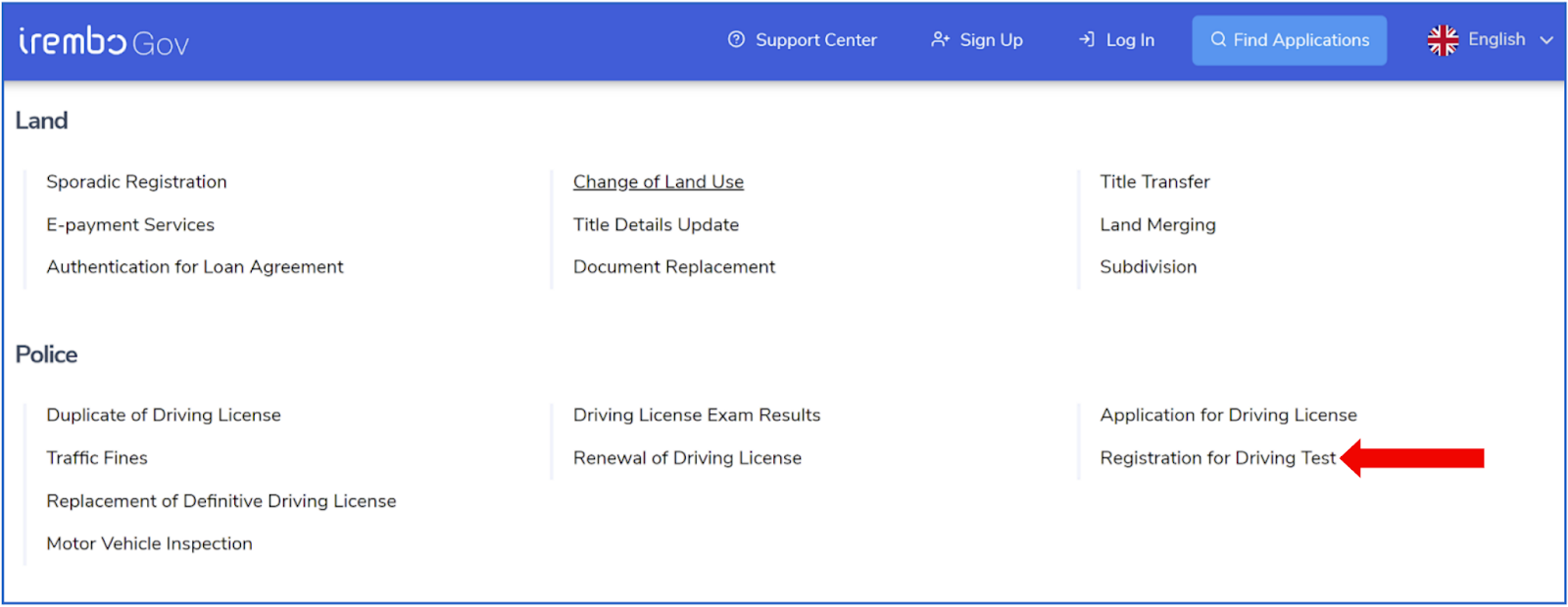 How to Register for the Definitive Driving Test : IremboGov
