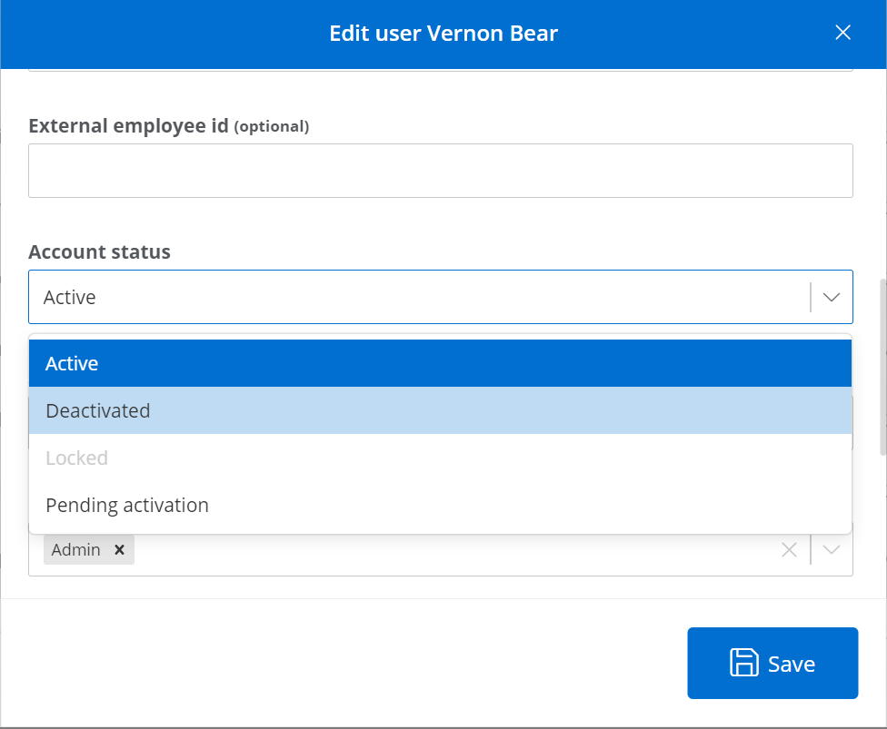 Managing User Profiles : Neo1 Knowledge Base