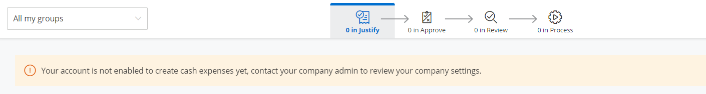 Authorize users to create cash expenses : Neo1 Knowledge Base
