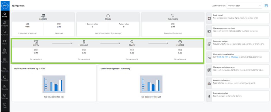 Spend Management for End Users : Neo1 Knowledge Base