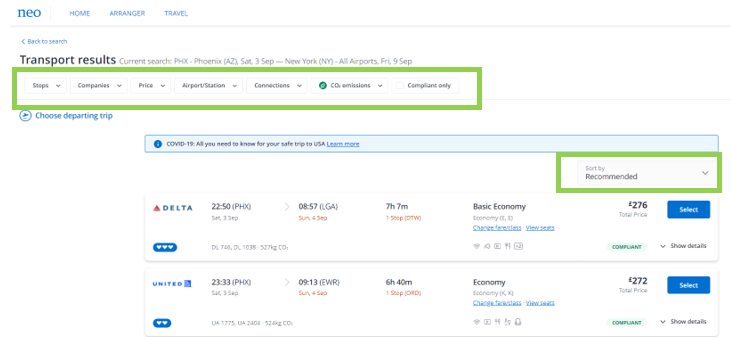 How to Book a Flight : Neo1 Knowledge Base