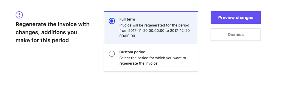 Is it possible to regenerate a prorated invoice? : Chargebee Help Center