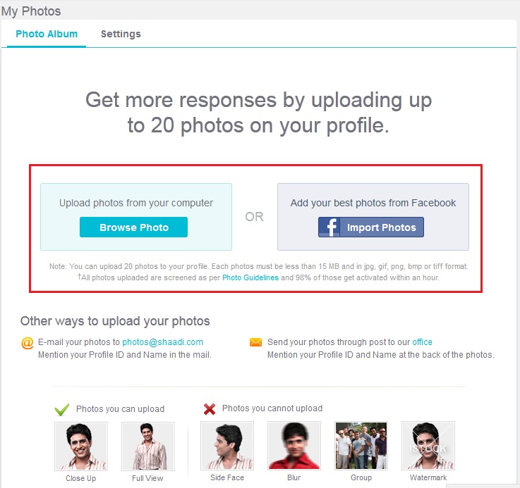 Is it necessary to add a photo to my profile? How can I add photos ...