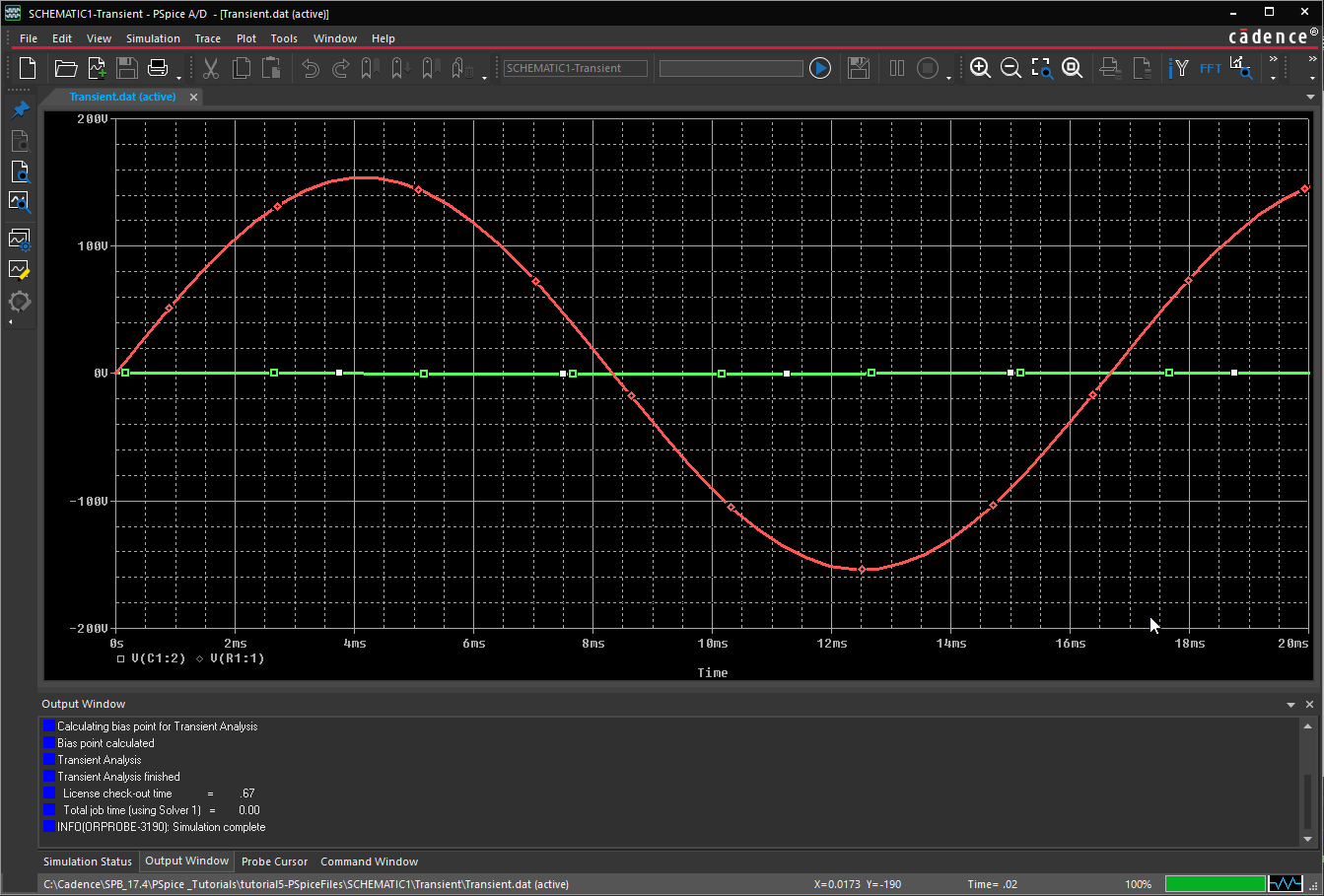 PSpice Tutorial 5: Setting up a Simulation Profile : EMA Technical Support