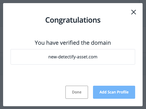 Adding a new asset in Detectify : Knowledge Base