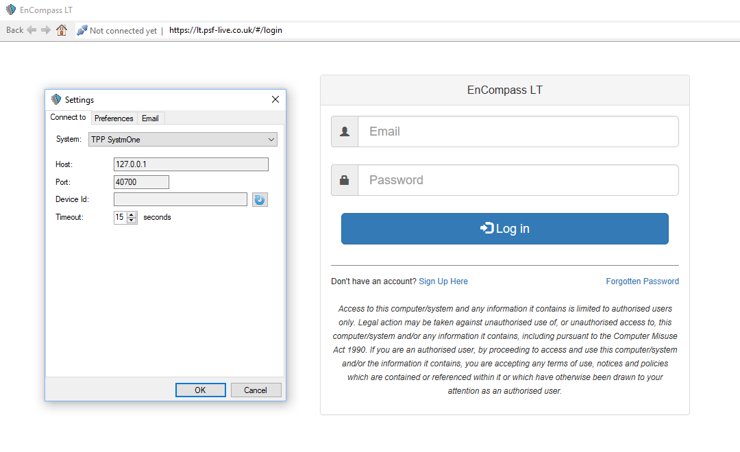 SystmOne - How to integrate : Engage Health
