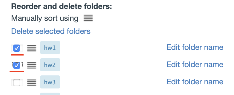 Instructors: Create Custom Folders : Piazza