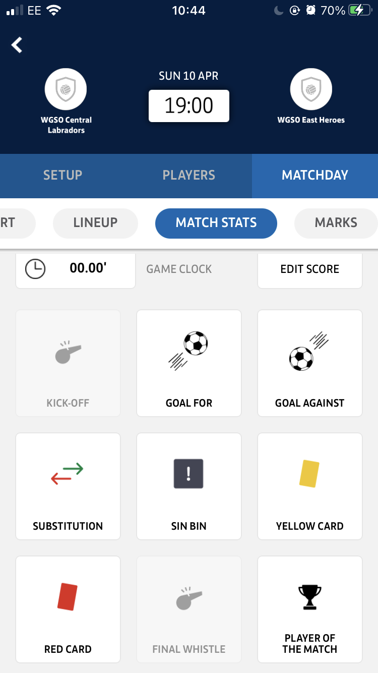 Submitting Your Match Report to Full Time from the Matchday app ...