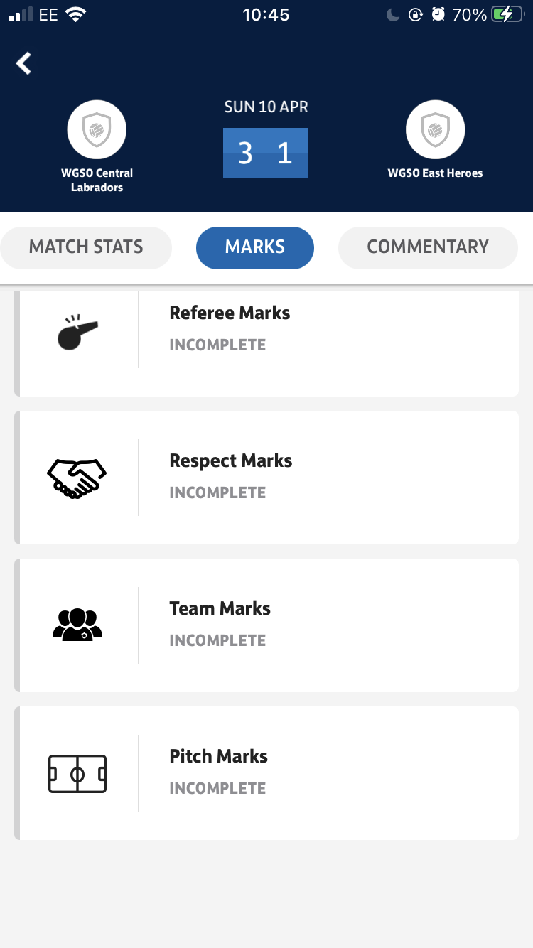 Submitting Your Match Report to Full Time from the Matchday app ...