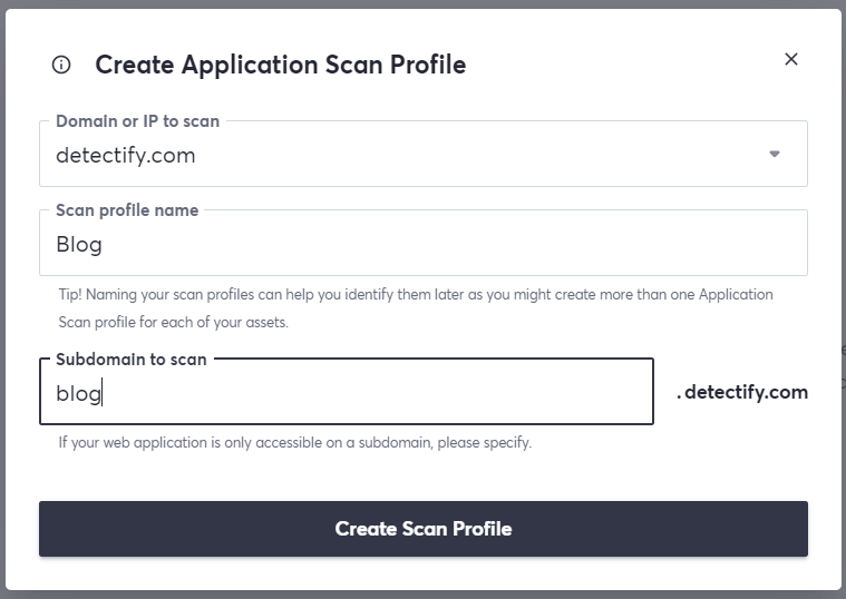 Application Scanning Basics : Knowledge Base