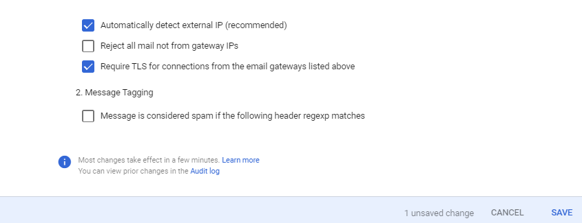 Configuring Google Workspace (Gsuite) for Proofpoint Essentials