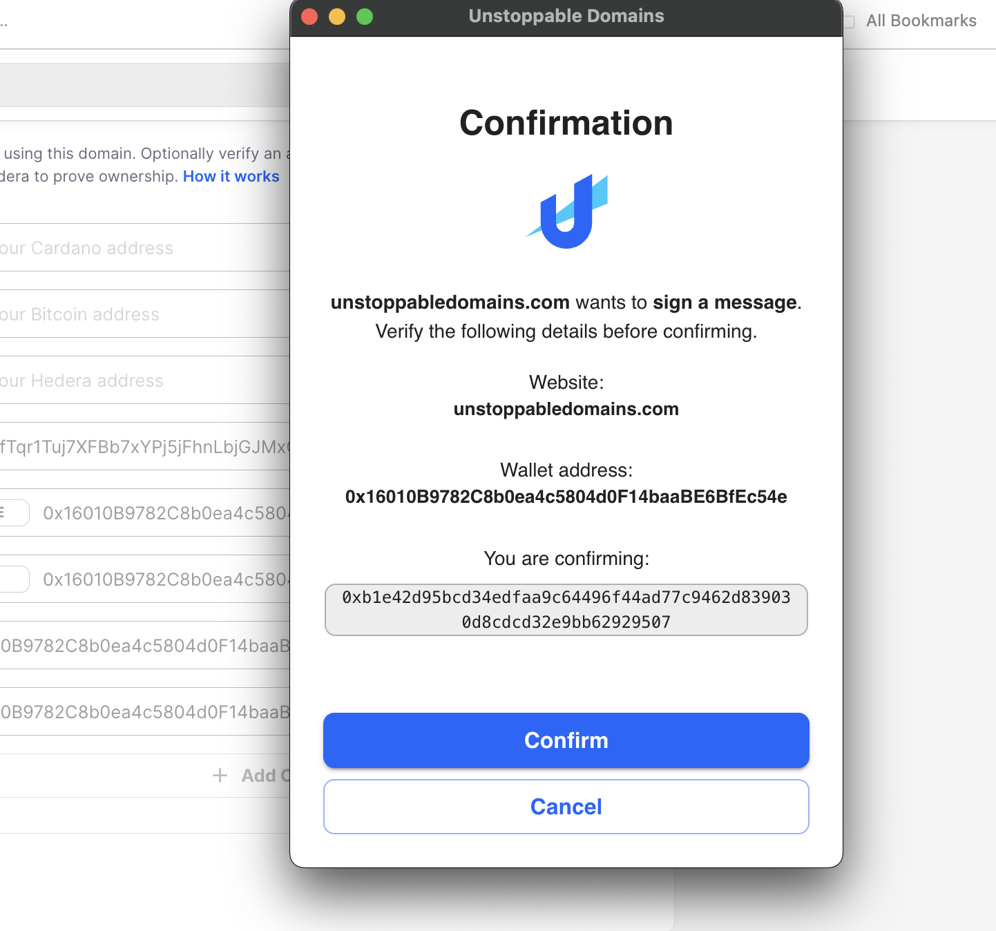 Unstoppable Browser Extension : Unstoppable Domains