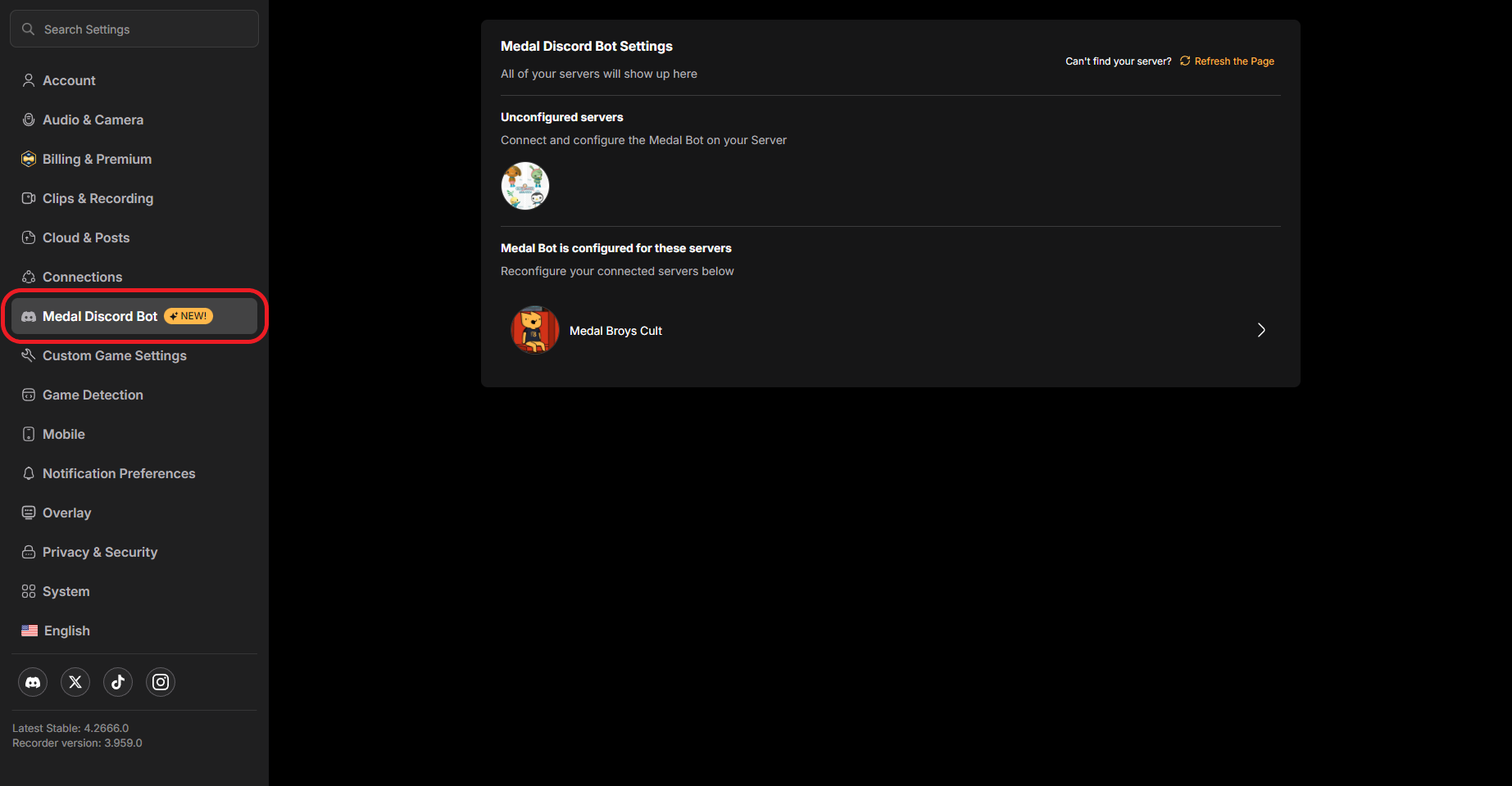 How to set up Medalbot for Discord Clip Sharing : Medal Support