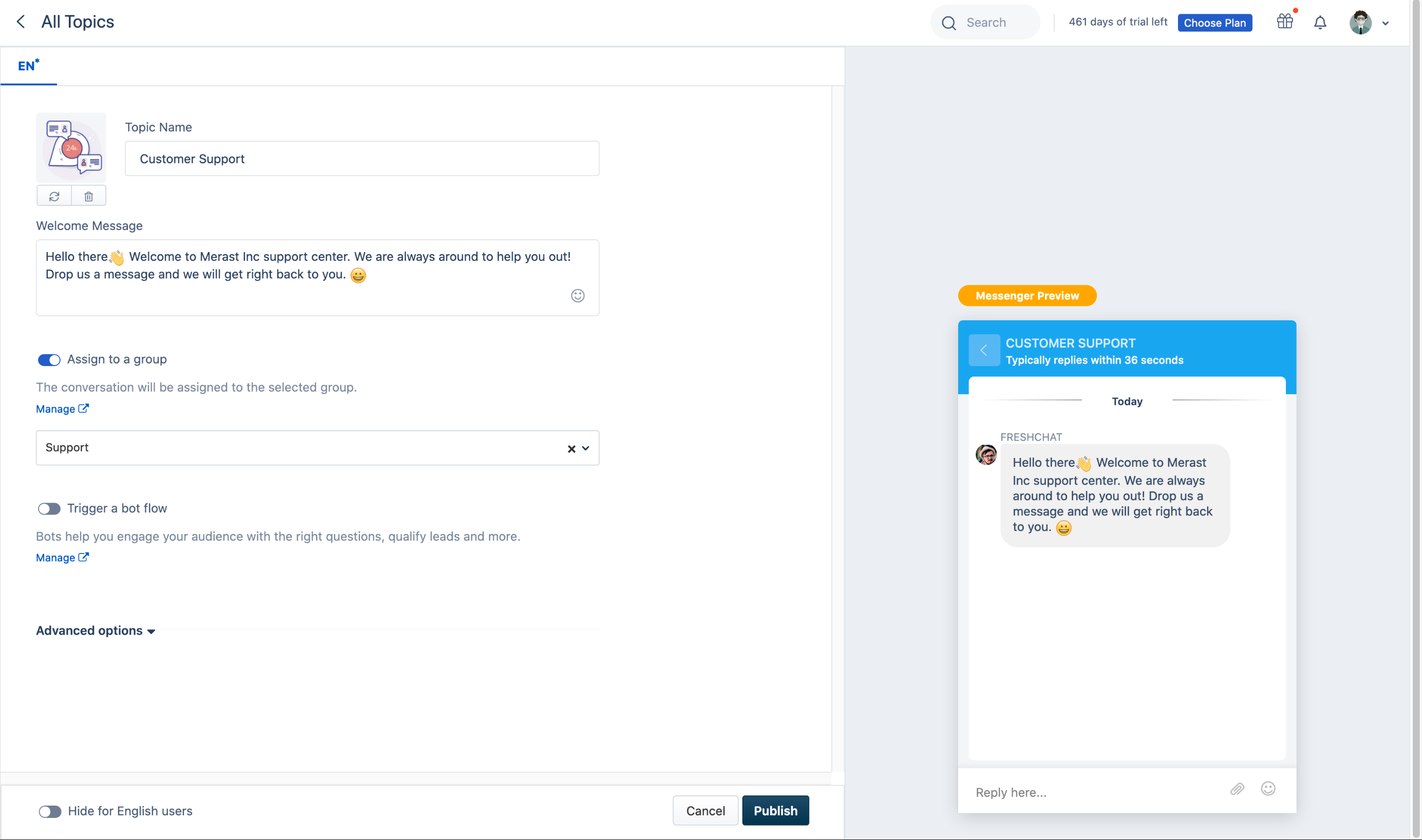 What Are Topics In Freshchat Freshsales What Are Topics In Freshchat Freshsales