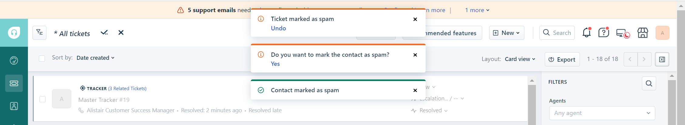 Freshworks support