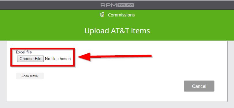 Importing data : RPM Software