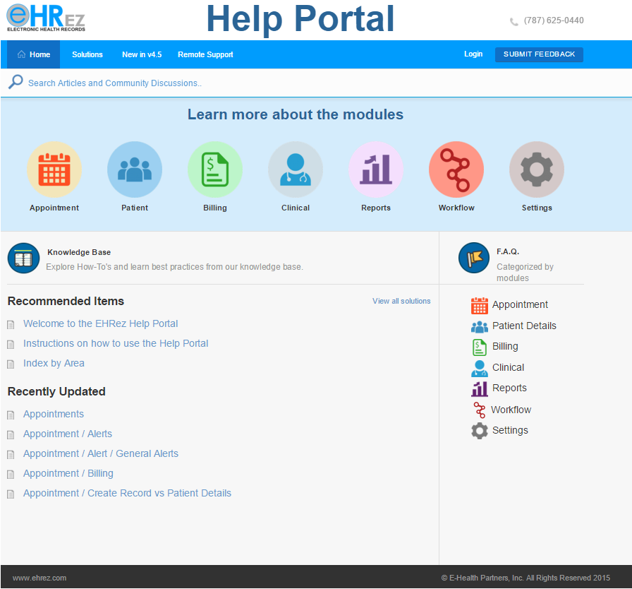 Welcome to the EHRez Help Portal : EHRez Help Center - English
