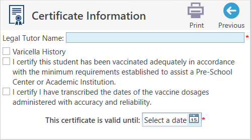 How to print a vaccination certificate? (Puerto Rico Only) : EHRez Help ...