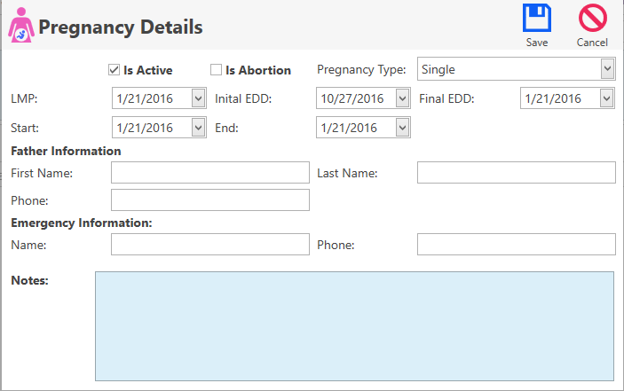 How to document a pregnancy? : EHRez Help Center - English