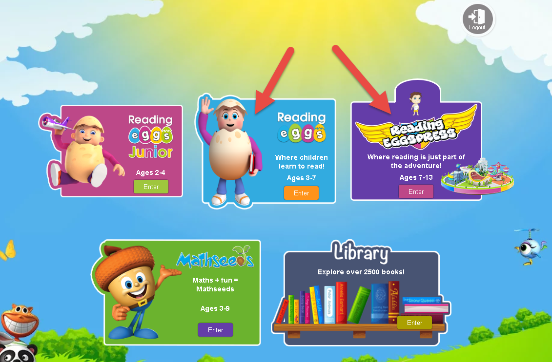 How to change the appearance of your avatar in Reading Eggs : Reading Eggs