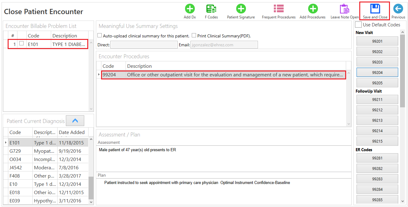 How to create a new claim through a closed patient encounter? : EHRez ...