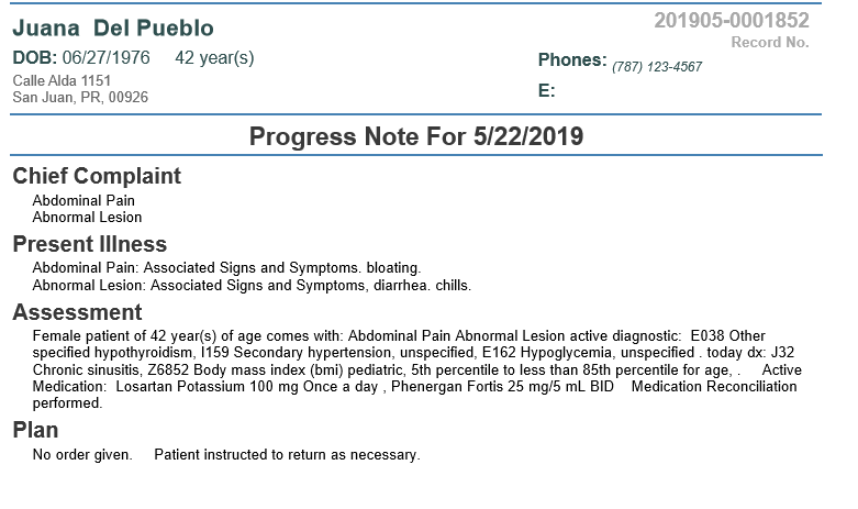 ¿Cómo guardar una nota de progreso y a su vez imprimirla? : EHRez Help ...