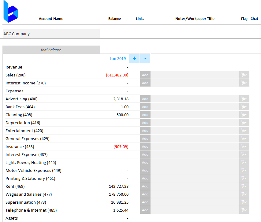 Connected Workpapers - Excel : Business Fitness Help & Support