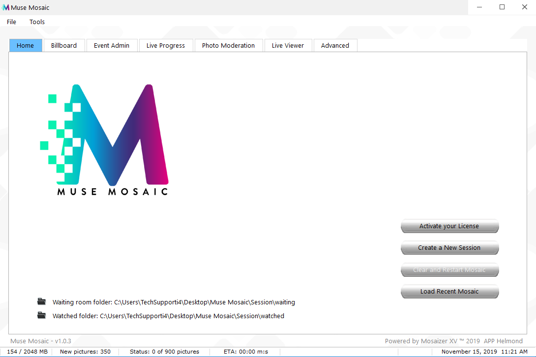 Getting Started - Part 1: Installation and Overview of Muse Mosaic : LA ...