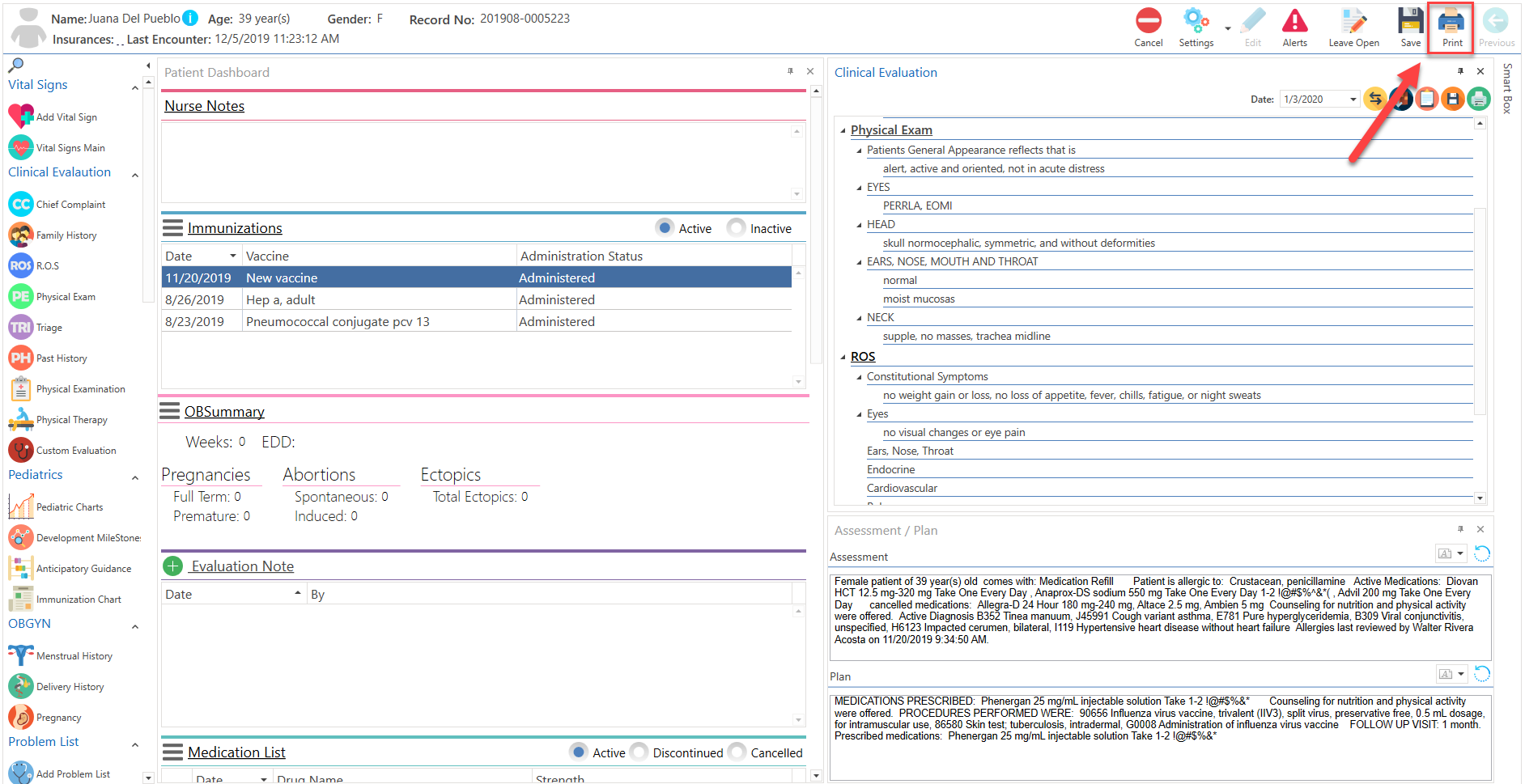 ¿Desde que pantallas se puede imprimir una nota de progreso? : EHRez ...