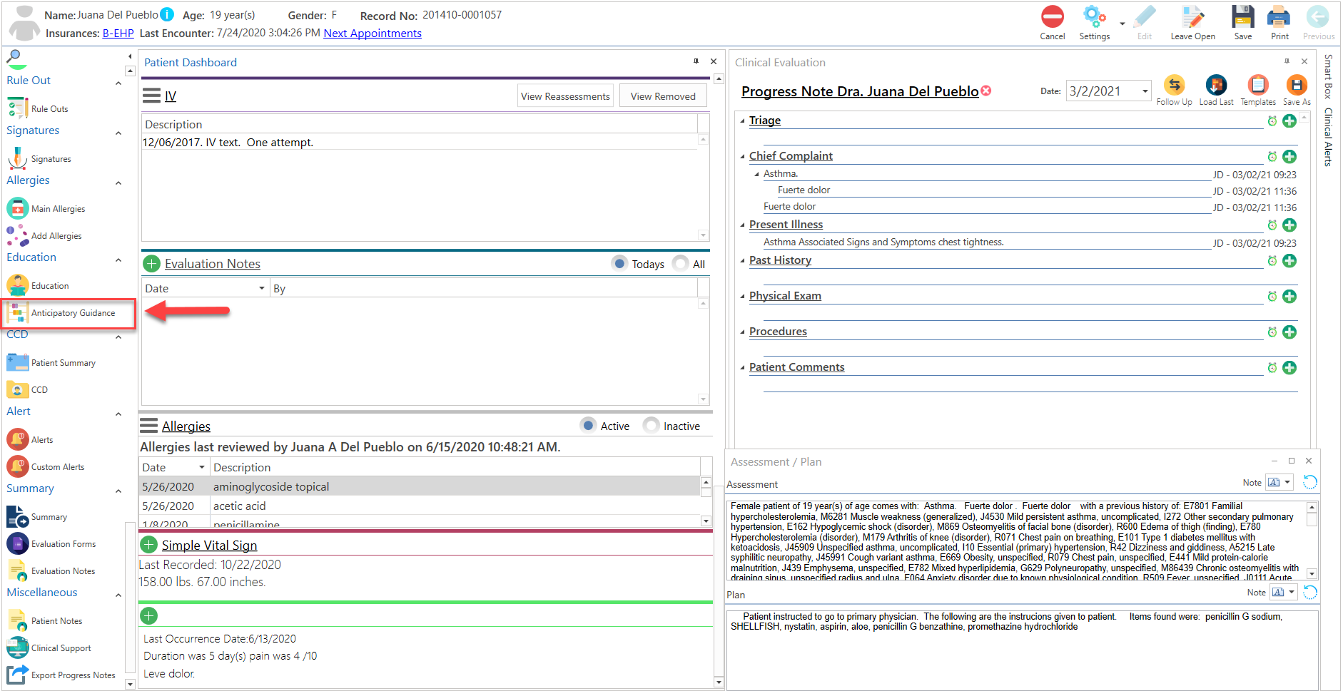 ¿Cómo imprimir el reporte de las directrices anticipadas de un paciente ...