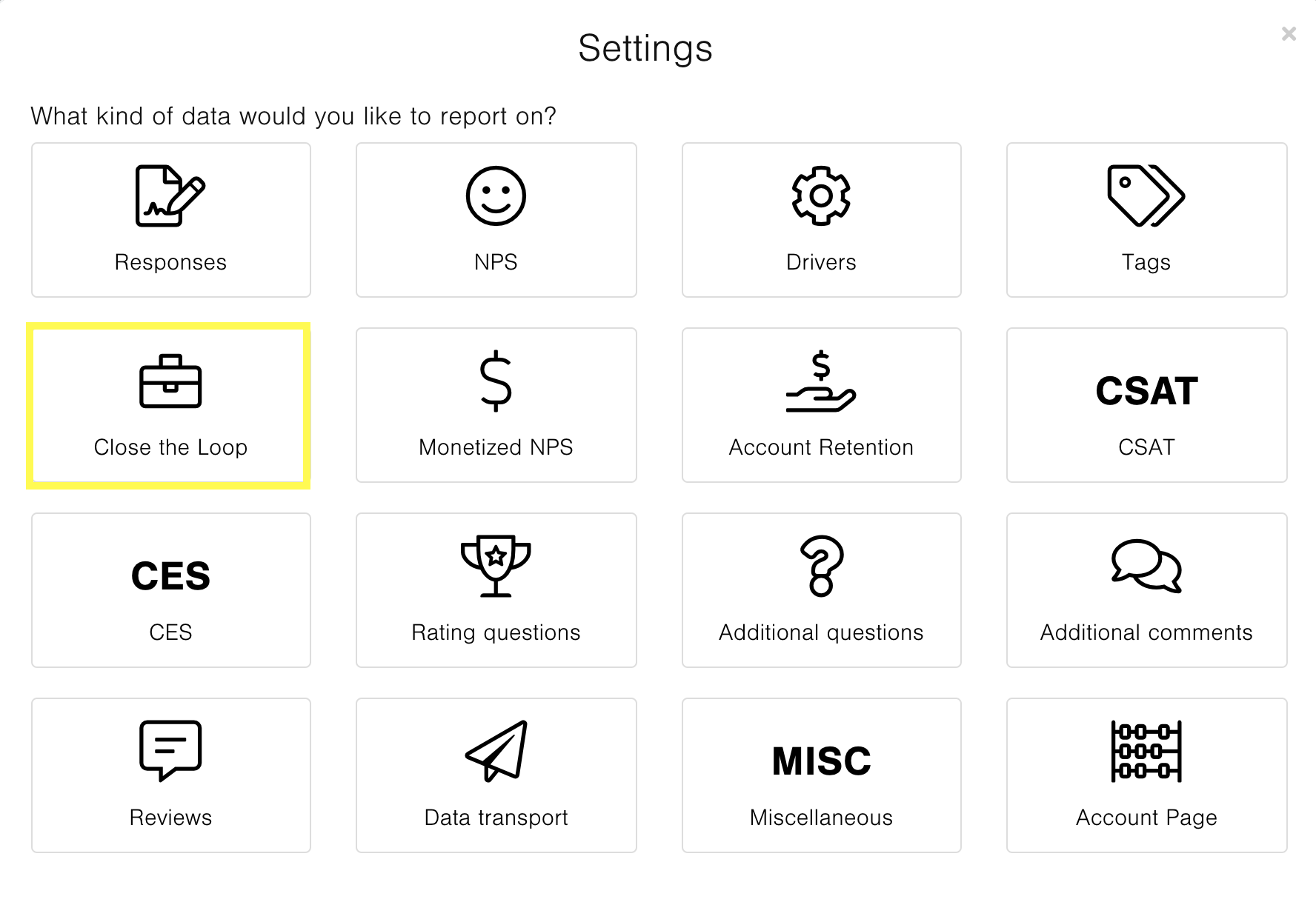 Close the Loop: Close the Loop Score : Helpdesk